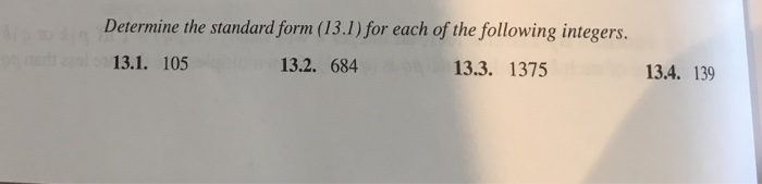 Solved Determine the standard form (13.1) for each of the | Chegg.com