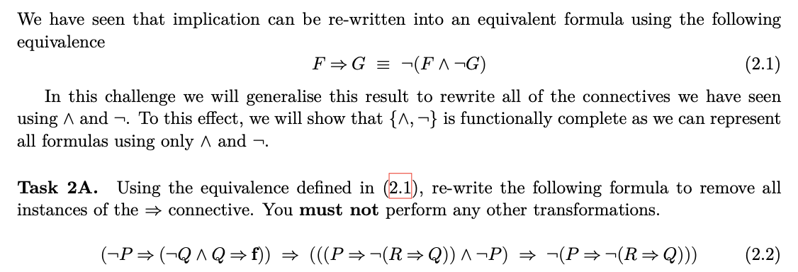 Solved We have seen that implication can be re-written into | Chegg.com
