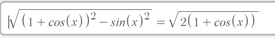 Solved What trig identities rewrite the left to make the | Chegg.com