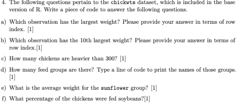 Solved please help me with my data science class assignment. | Chegg.com