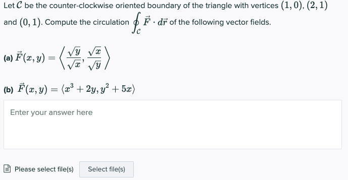 Solved Let C Be The Counter Clockwise Oriented Boundary Of 8041