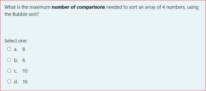 Solved What is the maximum number of comparisons needed to | Chegg.com