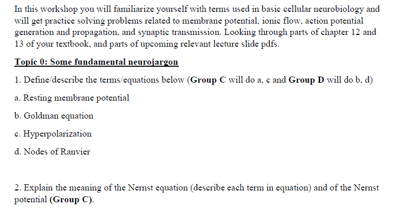 Solved In this workshop you will familiarize yourself with | Chegg.com