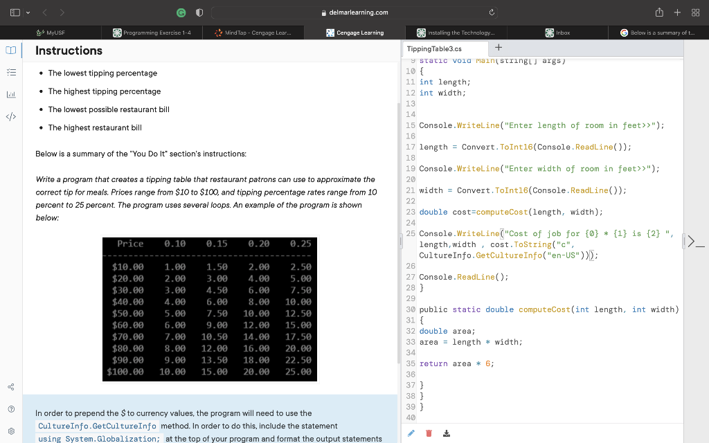 0 delmarlearning.com U + 88 % MUSE Programming | Chegg.com