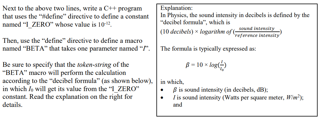 Solved Next To The Above Two Lines Write A C Program That