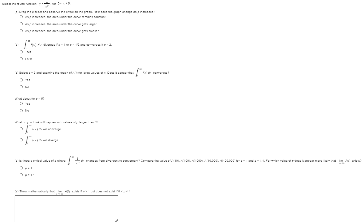 Solved Select the fourth function, y = for 0