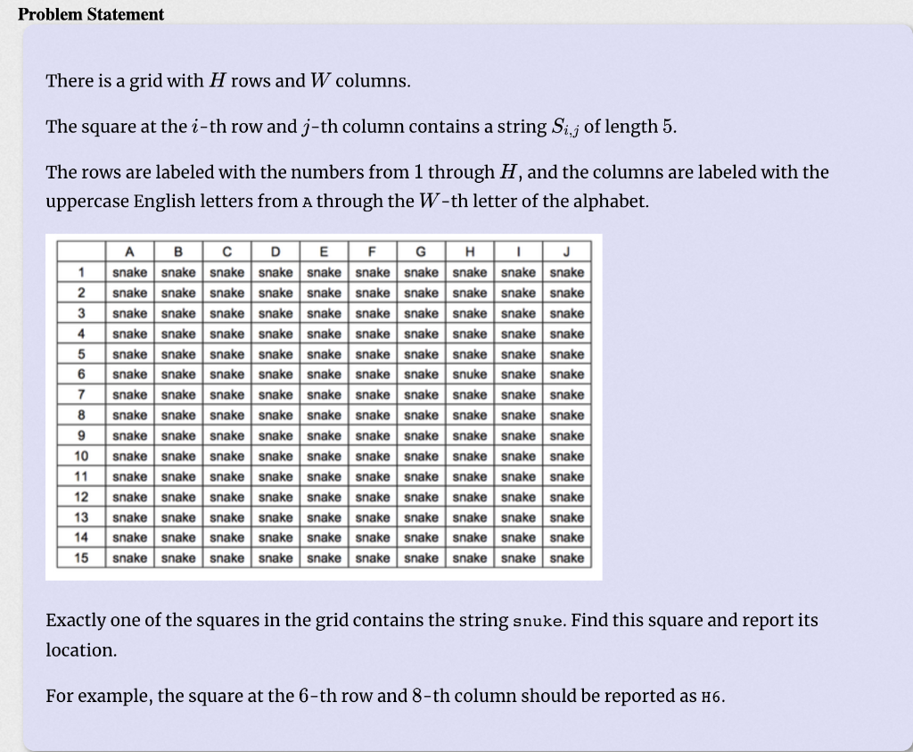 Solved Problem Statement There is a grid with H rows and W | Chegg.com
