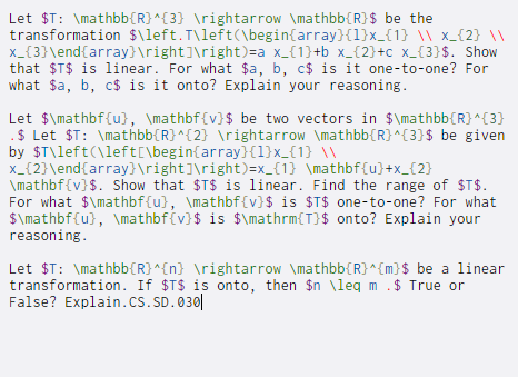 Solved Let $T: \mathbb{R}^{3} \rightarrow \mathbb{R}$ be the | Chegg.com