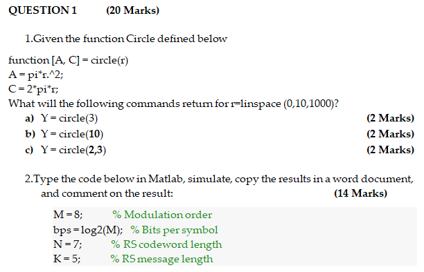 Solved Create modulator, demodtulator, AWGN channel, and | Chegg.com