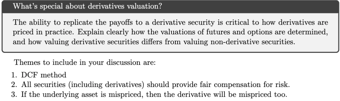 Solved The ability to replicate the payoffs to a derivative | Chegg.com