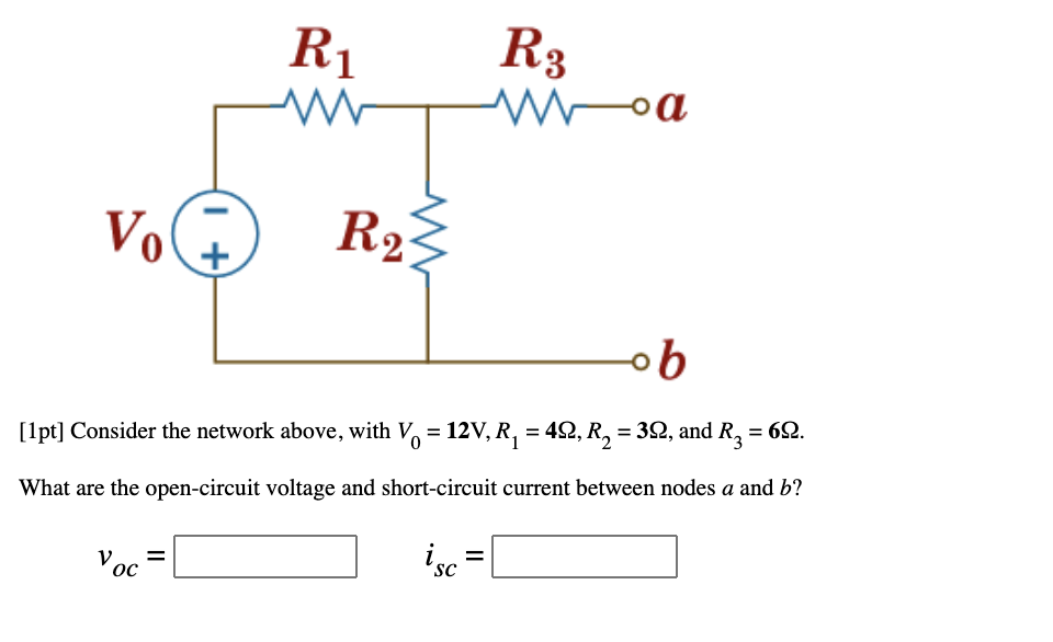 Solved a + Vab Fob [1pt] Two measurements are made on an | Chegg.com