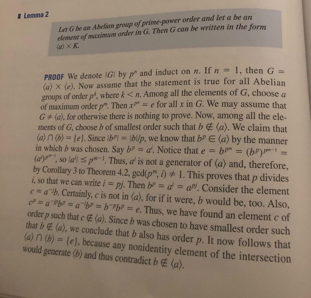 Solved Can the fundamental theorem for finite Abelian groups | Chegg.com