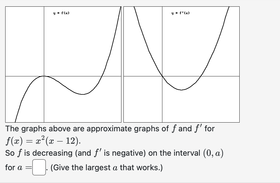 Solved The graphs above are approximate graphs of f and f′ | Chegg.com