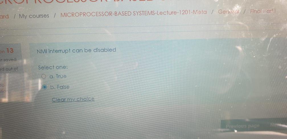 Solved card My courses / MICROPROCESSOR-BASED | Chegg.com