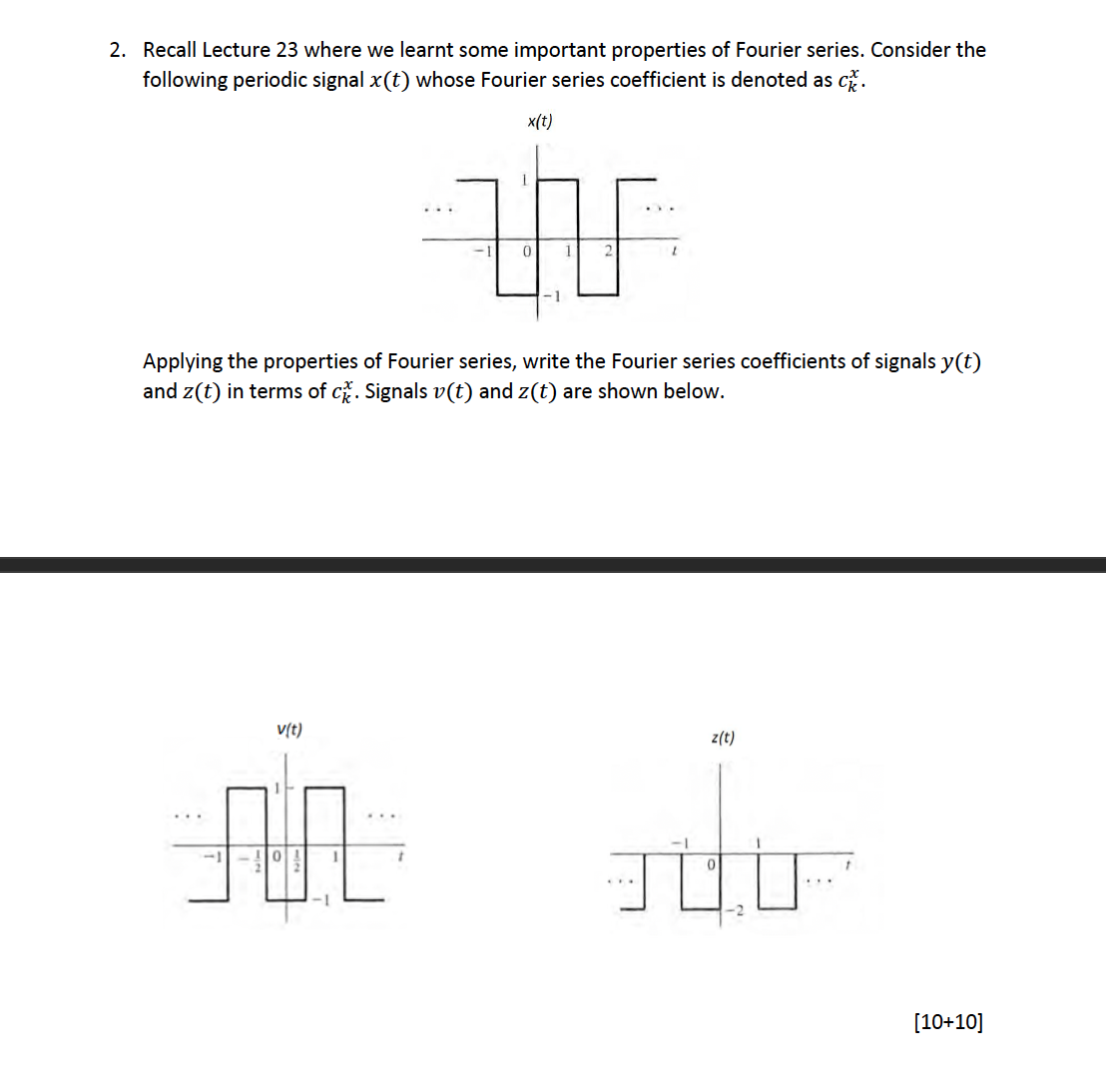 Solved Recall Lecture 23 where we learnt some important | Chegg.com