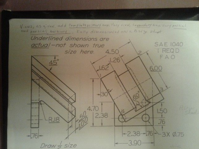 Solved Views as given, add a complete auxiliary, a partial | Chegg.com