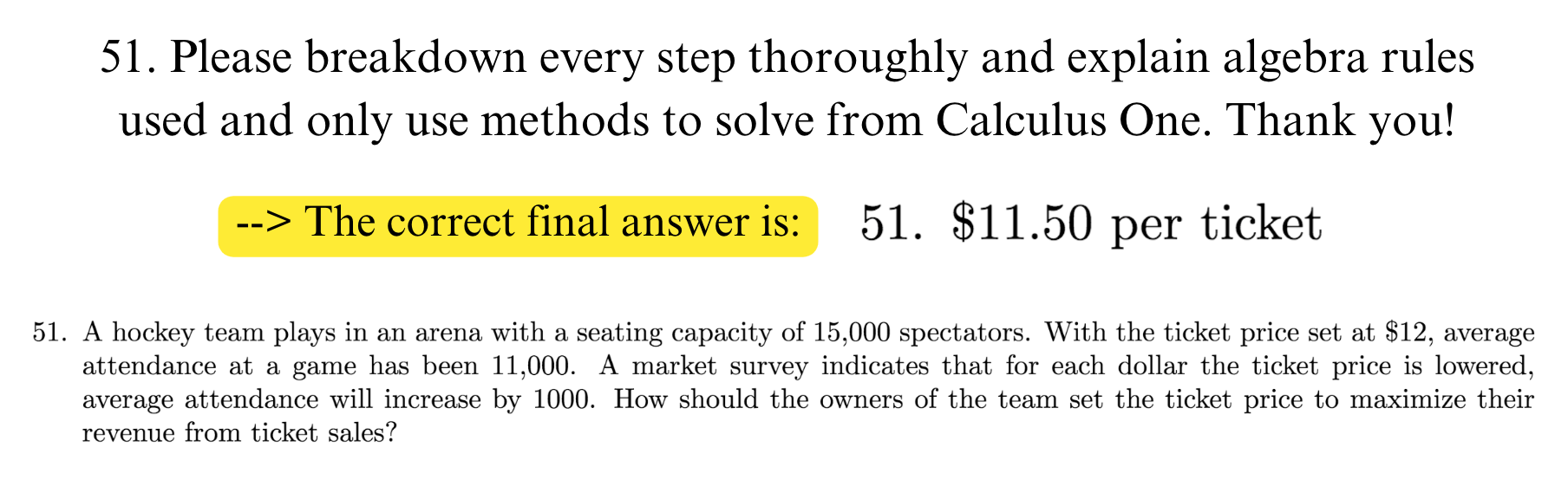 Solved 51. Please breakdown every step thoroughly and | Chegg.com