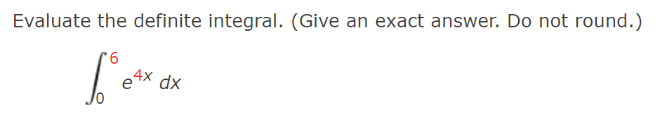 Solved Evaluate the definite integral. (Give an exact | Chegg.com