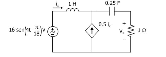 Solved Find Vx and ix of the following circuit: | Chegg.com