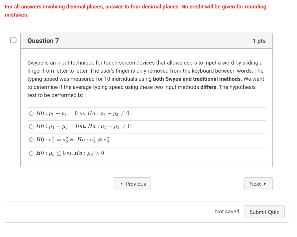 Solved r all answers involving decimal places, answer to | Chegg.com