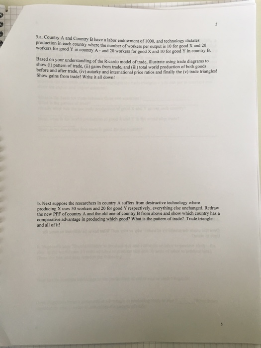 Solved 3a. The questions below are based on trade data for | Chegg.com