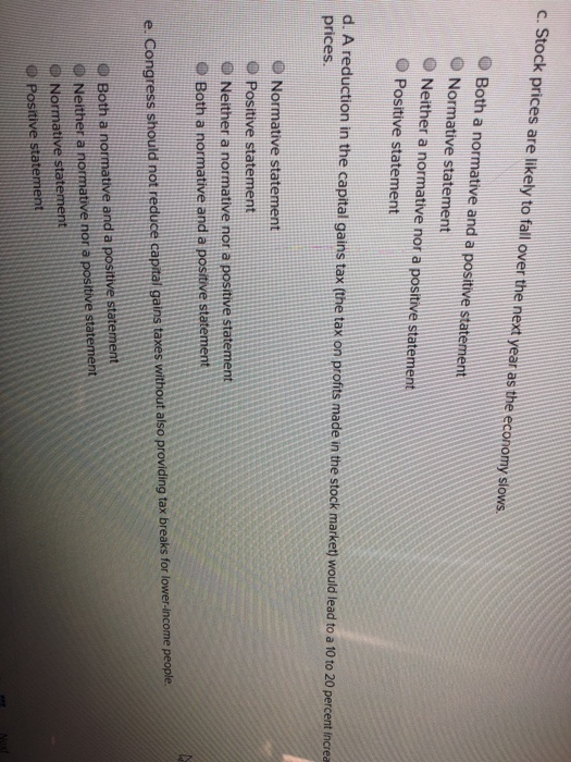 Solved 16 For each of the following statements, indicate | Chegg.com