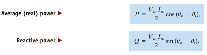 Solved Example 10.1 Calculating Average and Reactive Power | Chegg.com