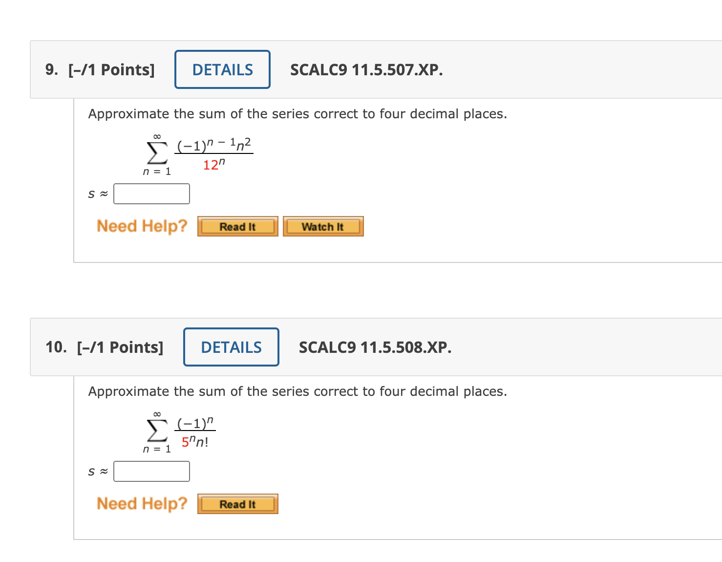 Approximate the sum of the series correct to four | Chegg.com