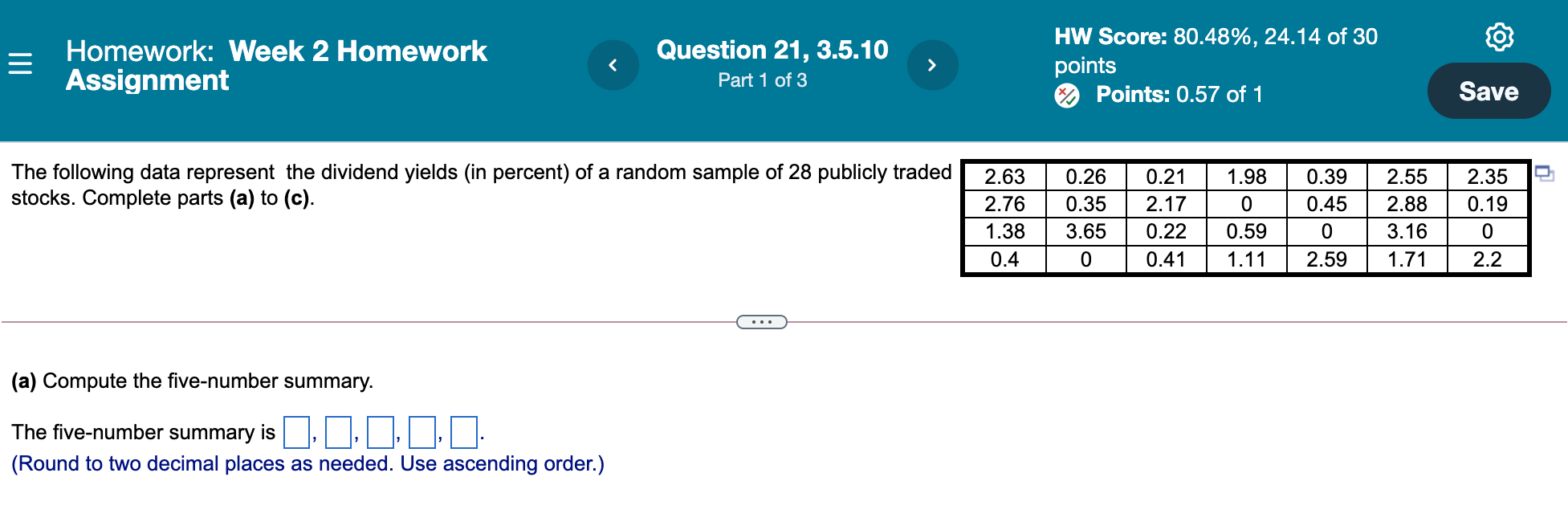 Solved Homework: Week 2 Homework Assignment Question 21, | Chegg.com