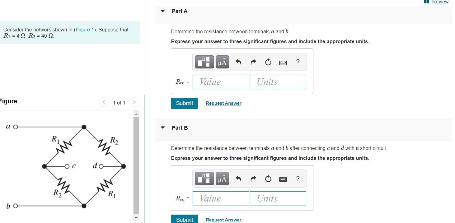 Solved Review Part A Consider the network shown in (Figure | Chegg.com