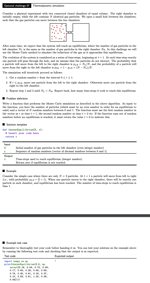 Solved Consider a physsical experiment with two connected | Chegg.com