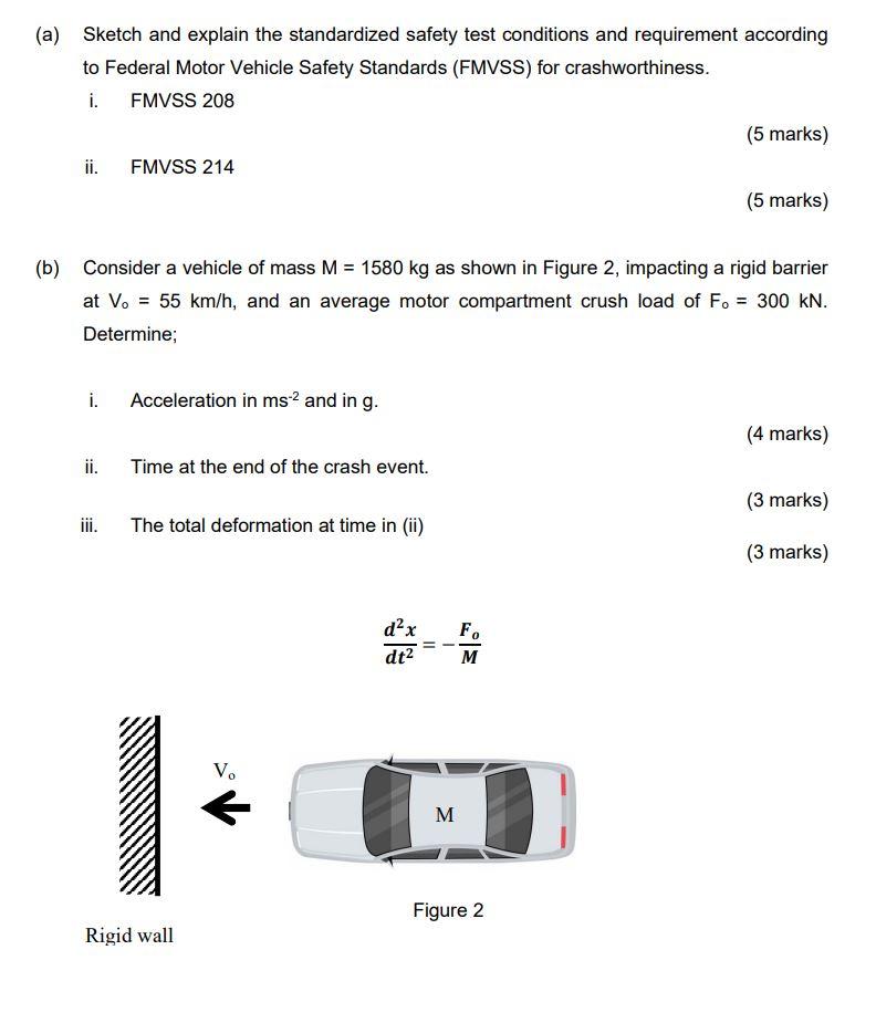 Solved (a) Sketch and explain the standardized safety test | Chegg.com