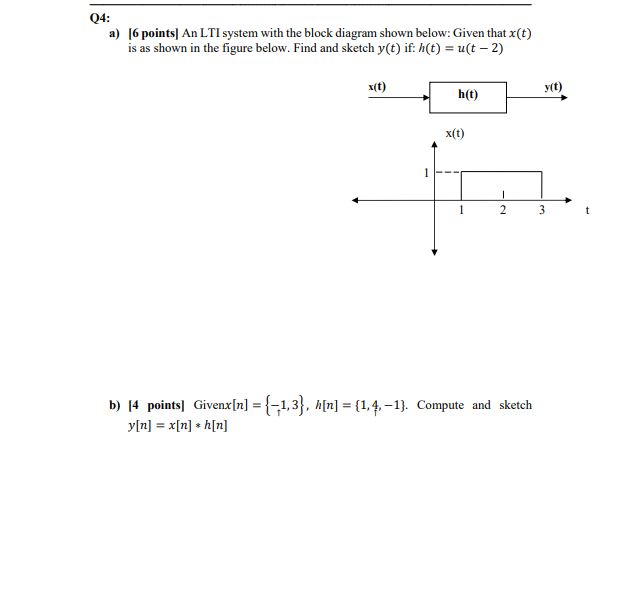 Solved signals and systems , ﻿pls solve it on paper | Chegg.com