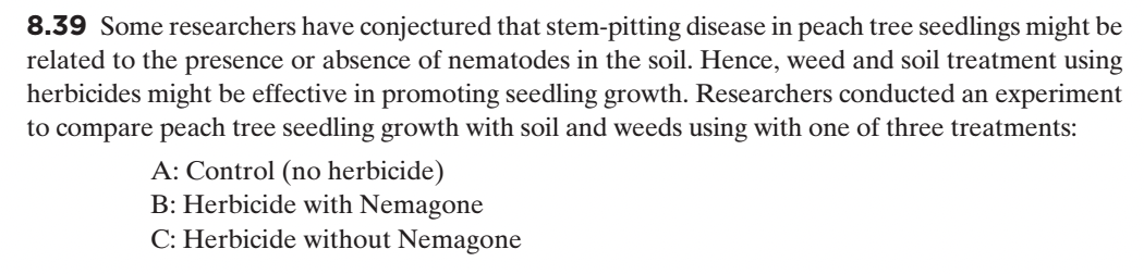 Solved 8.39 Some researchers have conjectured that | Chegg.com