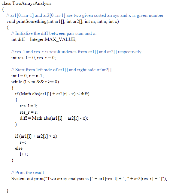 Solved Perform an Asymptotic Analysis of the program below. | Chegg.com
