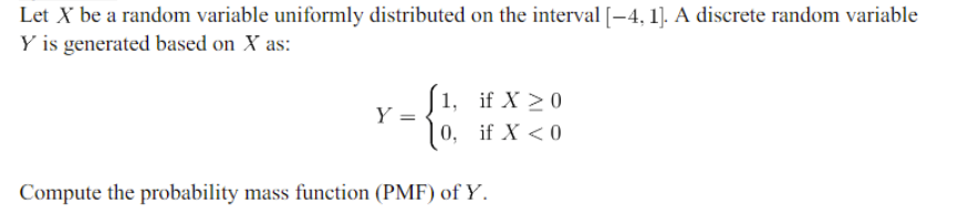 Solved Let X be a random variable uniformly distributed on | Chegg.com