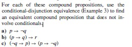 Solved EXAMPLE 3 Show that p- and pvq are logically | Chegg.com