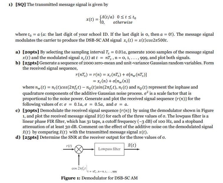 Solved Can you solve this question for a = 4?[SQ] ﻿The | Chegg.com