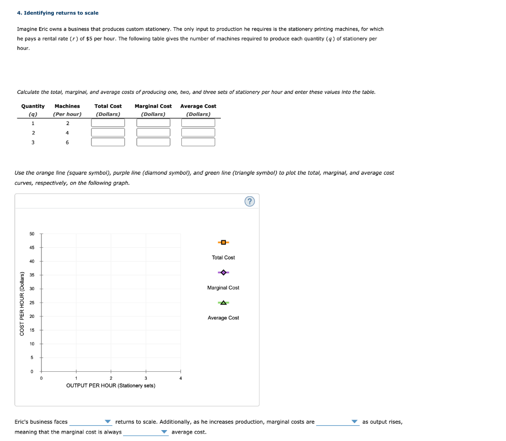 Solved The first & second blank options are constant, | Chegg.com