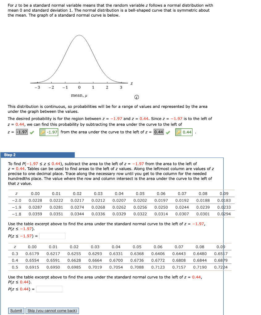 Solved For z to be a standard normal variable means that the | Chegg.com