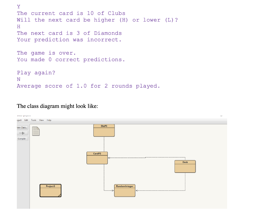Solved Implement a CardP3 class using the Project 3 .java P1 | Chegg.com