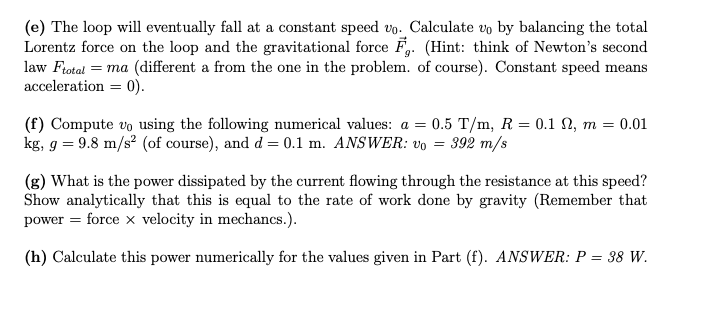 Solved Problem 2. A square loop with sides of length d has | Chegg.com