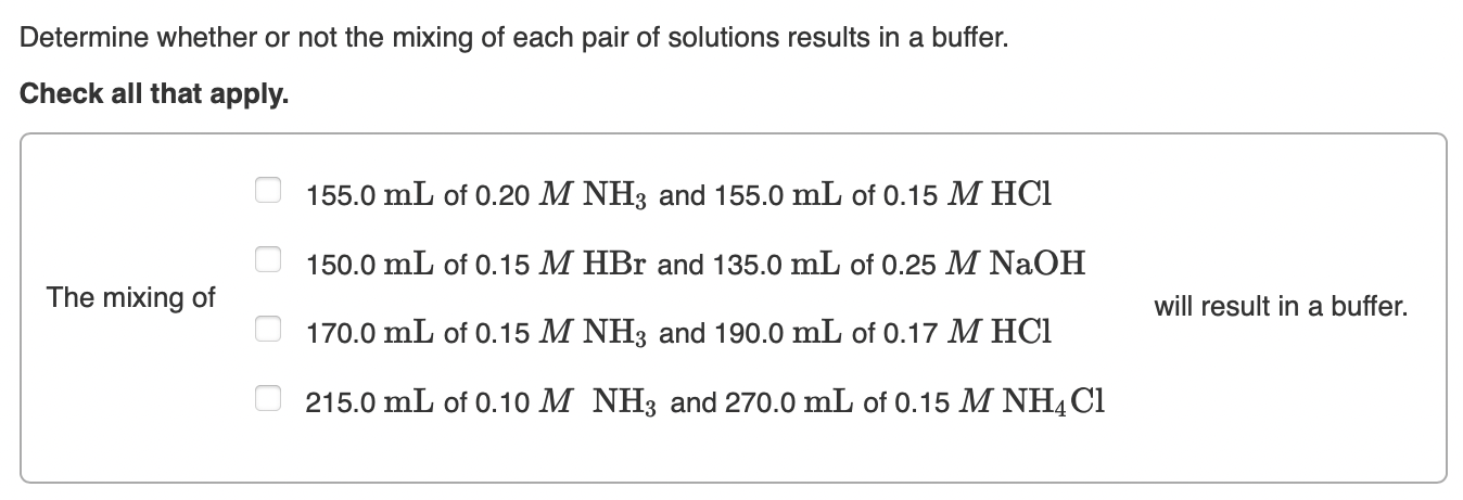 Solved Determine whether or not the mixing of each pair of | Chegg.com