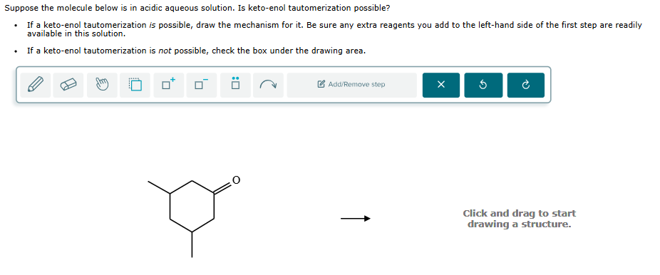 Solved Suppose the molecule below is in acidic aqueous | Chegg.com