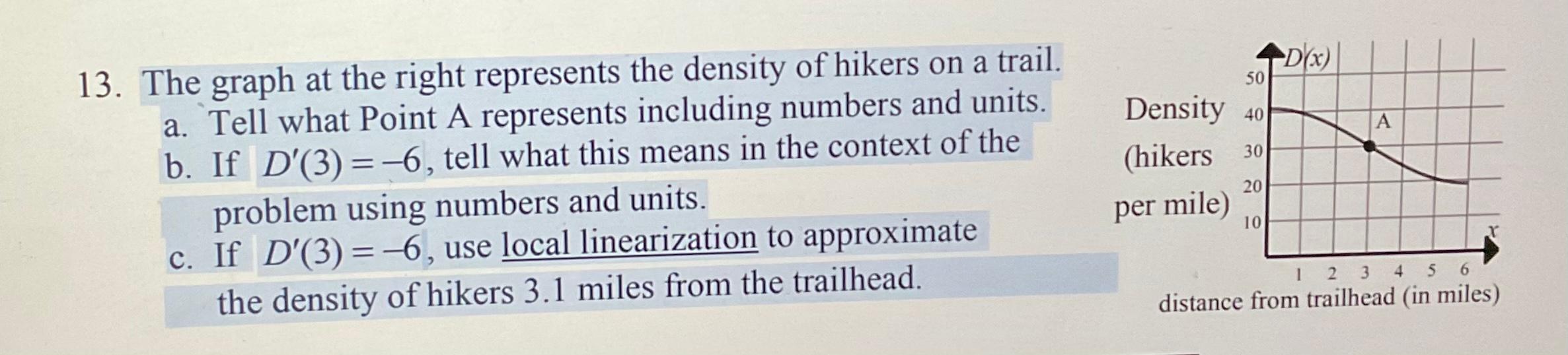Solved 13. The graph at the right represents the density of | Chegg.com