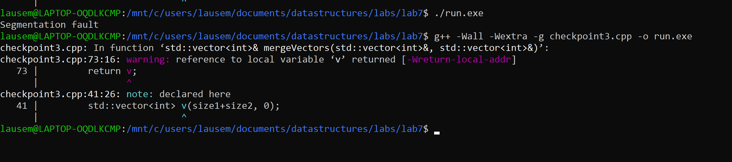 Solved need help with this checkpoint: compiling this | Chegg.com