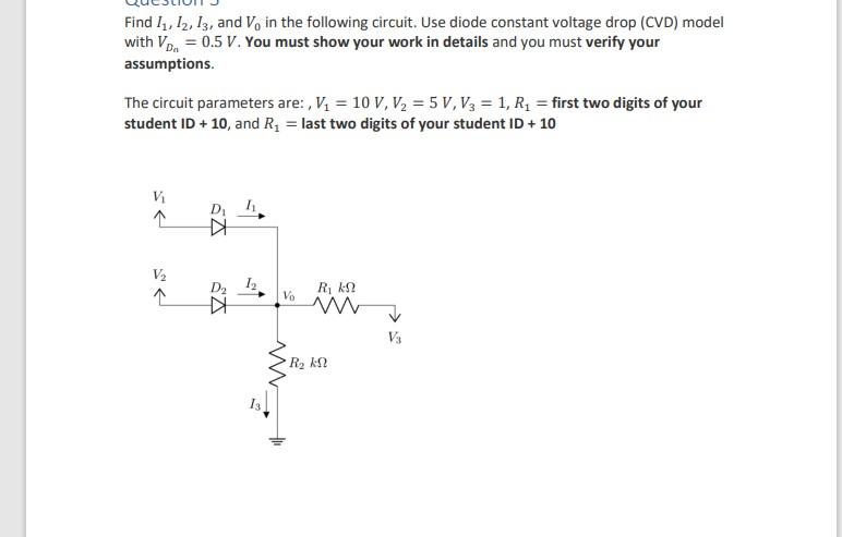 Solved Find I1,I2,I3, and V0 in the following circuit. Use | Chegg.com