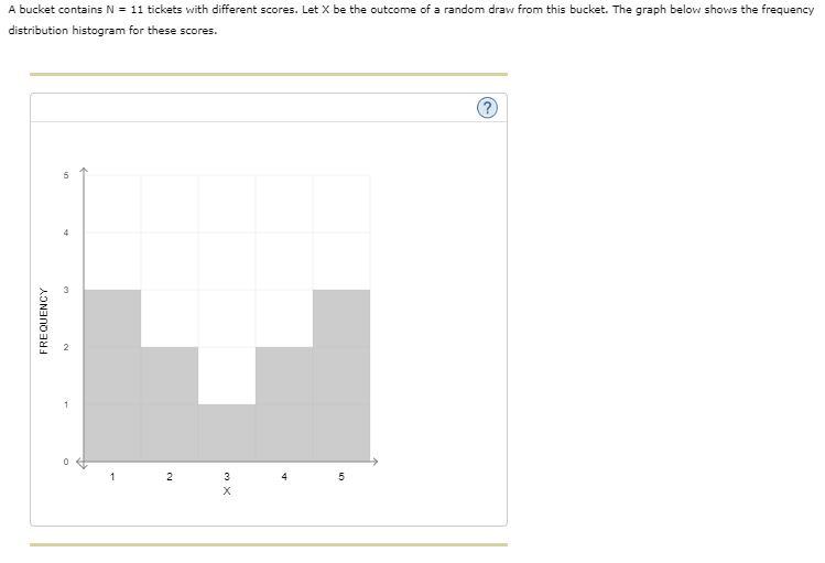 Solved A bucket contains N = 11 tickets with different | Chegg.com
