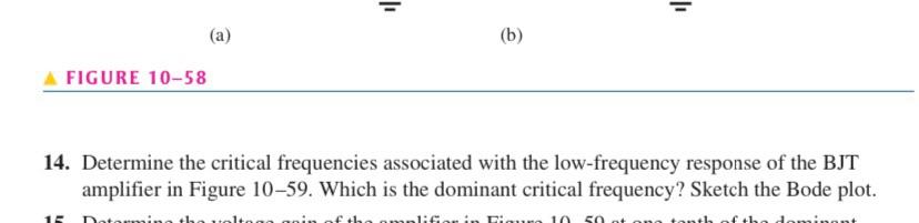 Solved 14. Determine the critical frequencies associated | Chegg.com