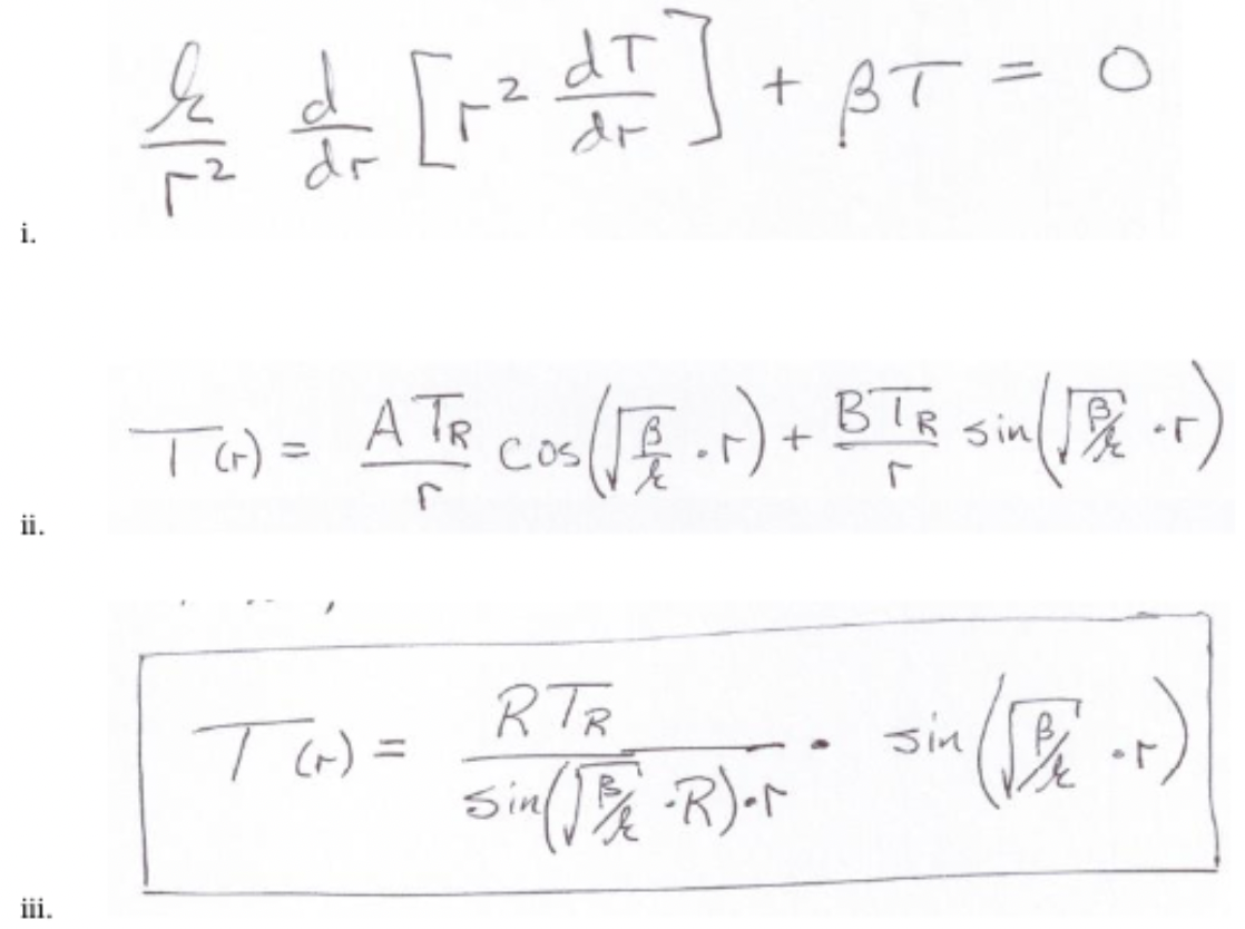 Calculate the steady-state temperature profile in the | Chegg.com